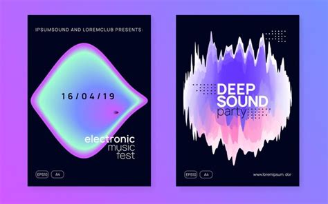 여름 축제 및 음악 전단지 포스터 프리미엄 벡터