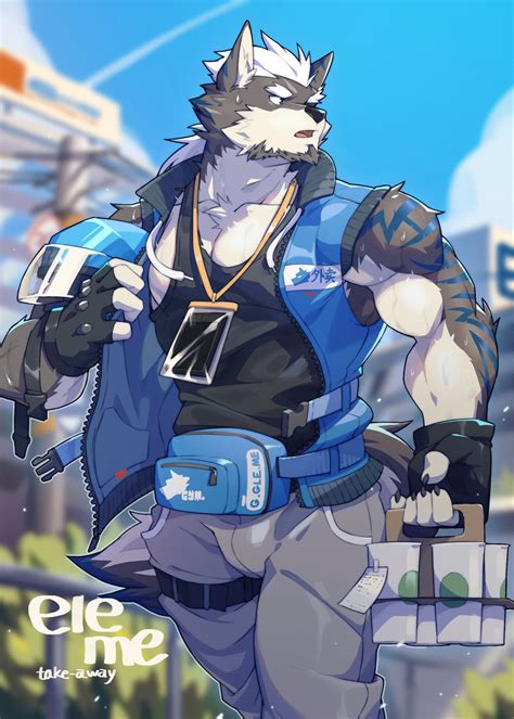 【p站转载】兽人furry图 画师 哔哩哔哩