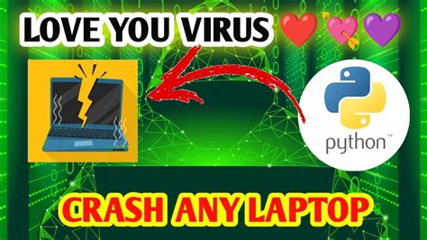 LOVE YOU VIRUSin PYTHON Create An Exe File HACK VICTIM LAPTOP In Seconds YouTube
