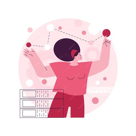 Premium Vector Big Data Visualization Abstract Concept Vector