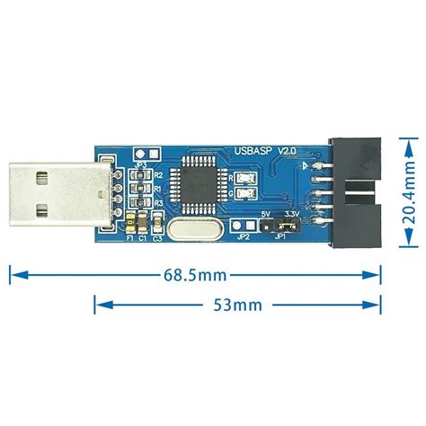 Usb Programátor Usbasp Isp Avr Atmega X51