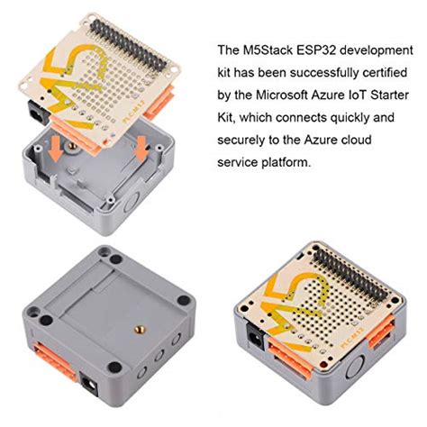 Makerfocus M5stack Esp32 Kit Plc Prototype Industrial Board Module Rs485 Acs712 5b Programmable