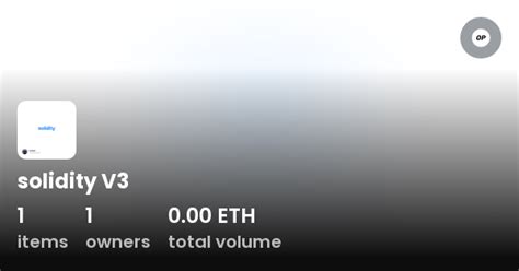 Solidity V Collection OpenSea