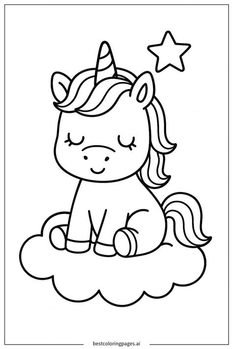 53 หน้าระบายสีภาพระบายสี ยูนิคอร์น Pdf และ Png สำหรับพิมพ์ฟรี