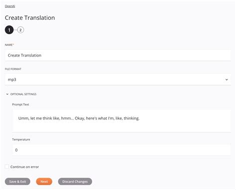 Openai Create Translation Activity