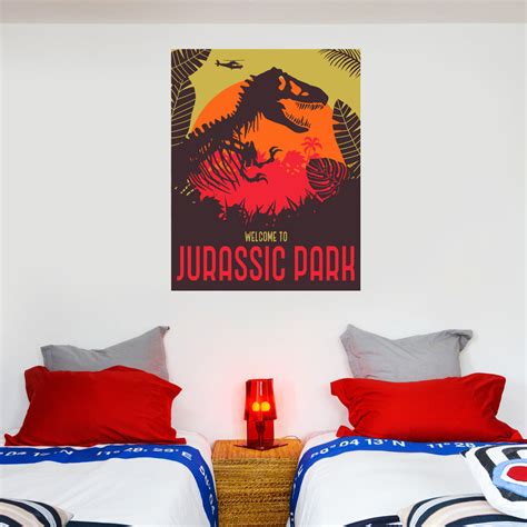 Jurassic Park Welcome To Jurassic Park Wall Sticker Uk