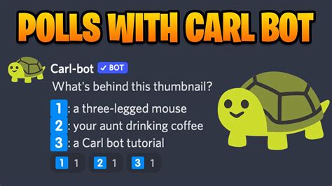 How To Make Polls With Carl Bot On Discord Youtube
