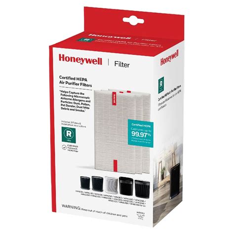 Honeywell Air Purifier Filter R True Hepa Replacement Filter 6 Pack