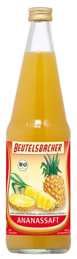 Sok Ananasowy Bio 700 Ml - Beutelsbacher | Sklep ekologiczny Zdrowy Tydzień