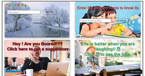Hackathon 1 Codesandbox