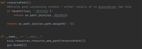 Python Pyinstaller Is Unable To Run A Kivy Application Due To Keyerror Stack Overflow
