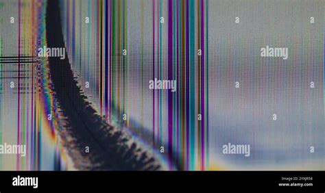 Glitch Display Broken Television Display Defocused Defect Overlay Glitch Display Broken Television Display Defocused Defect Overlay