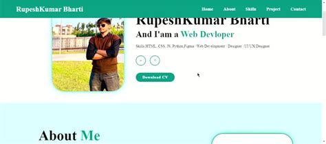 rupesh kumar bharti on linkedin html css javascript github