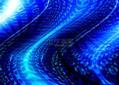 二进制流高清摄影大图 千库网