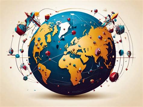 Premium Photo Global Network System Vector Concept Illustration With