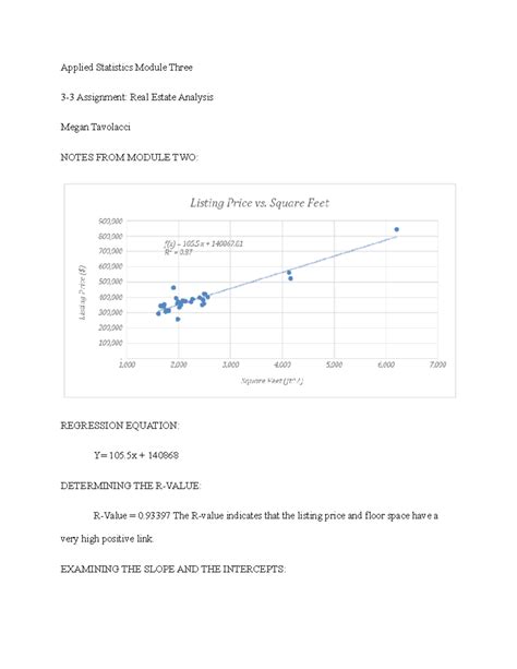 3 3 Assignment Mat 240 Part Of The Final Project Applied Statistics Module Three 3 3