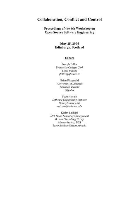 Pdf Inside An Open Source Software Community Empirical Analysis On Individual And Group Level
