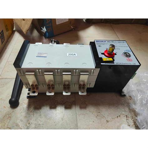 4P ATS 100A 160A 200A 250A Smart Dual Power Source Automatic Switch Shopee Philippines