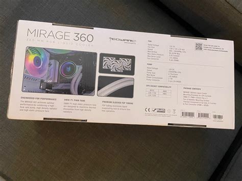 Aio Tecware Mirage 360 Cpu Liquid Cooler Computers And Tech Parts And Accessories Computer Parts