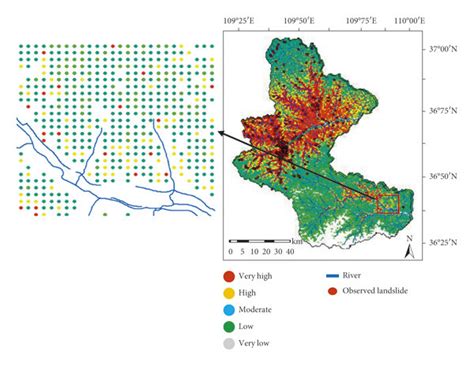 Assessment Map Of Landslide Susceptibility Based On The Ca Aqd Download Scientific Diagram
