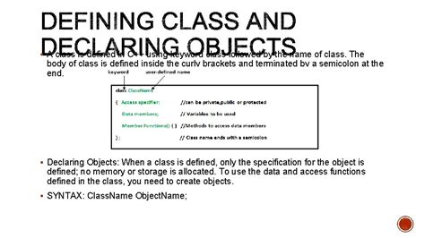 Class Specification Member Function Definition Nested Member Function