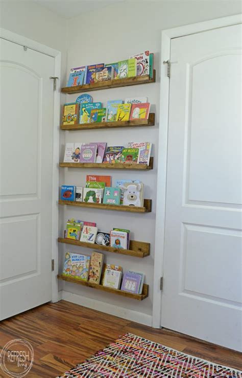 Diy Book Ledges Easy And Inexpensive Organization Artofit