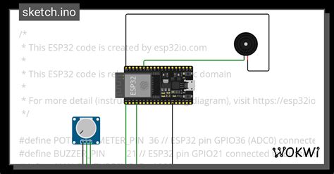 Potentiometerbuzzer025 Wokwi Esp32 Stm32 Arduino Simulator