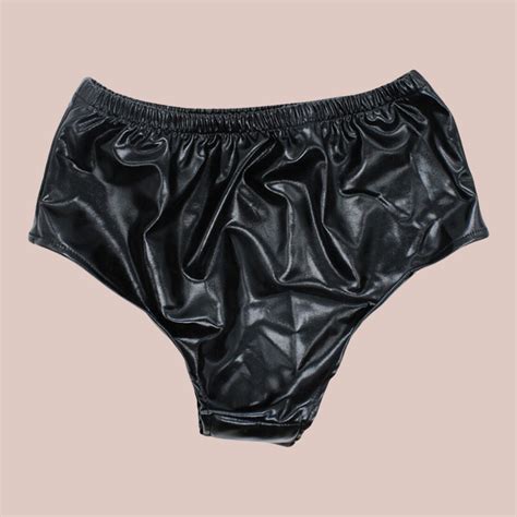 Latex Panties With Fixed Bullet Plug Panties House Of Chastity
