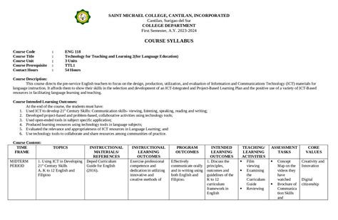 Teaching Technology For Language Exercises English Docsity