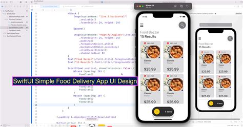 Swiftui Simple Food Delivery App Ui Design Tutorial101
