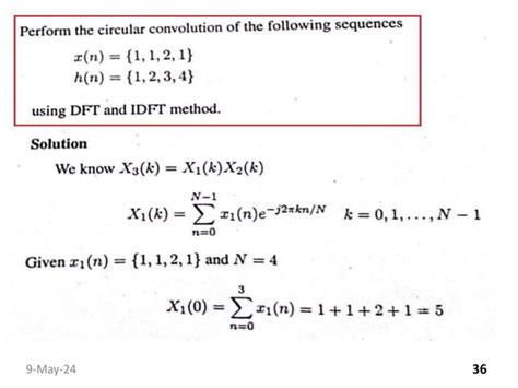 Circular Convolution And Linear Convolution Pdf