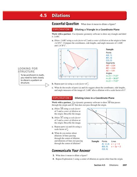 Dilations 45 Slides Reasoning Docsity