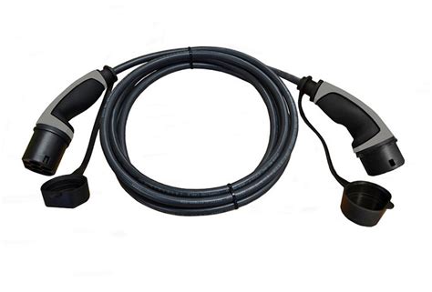 Ratio Premium Laadkabel Type Naar Type A Fase Meter Zwart