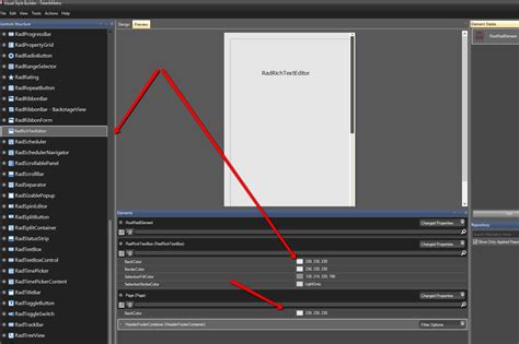 how to set a black background and white text in ui for winforms richtexteditor telerik forums
