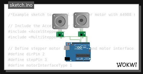 Multistepper Test Wokwi Esp32 Stm32 Arduino Simulator