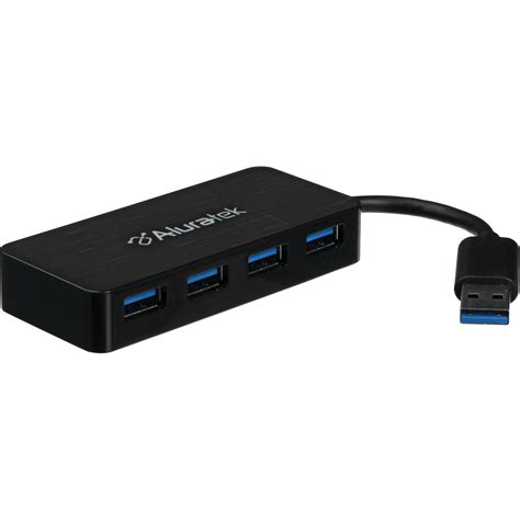 Aluratek 4 Port USB 3 0 SuperSpeed Hub AUH1304F B H Photo Video