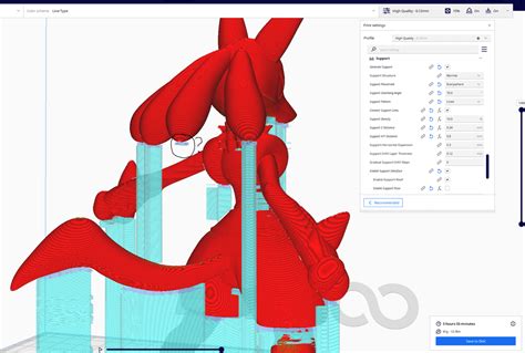 Cura Not Generating Rest Of Support Even Though It Generated The Support Interface Roof R Cura