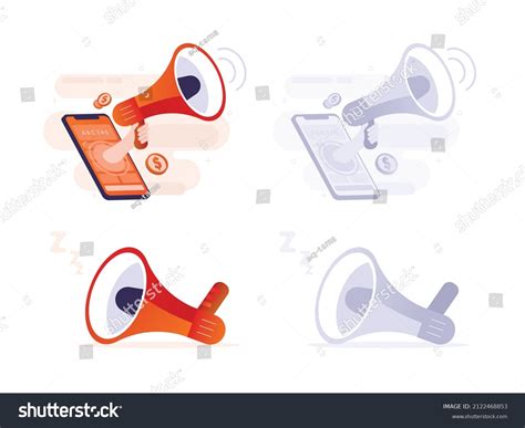 Making Money Sharing Announcing Referral Code Stock Vector Royalty