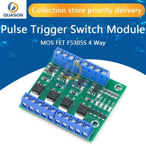MOS FET F5305S 4 Channels Pulse Trigger Switch Controller PWM Input Steady For Motor LED 4 Way