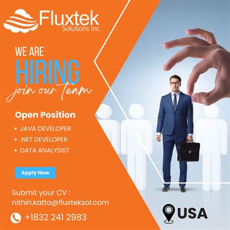 Fluxtek Solutions Inc On Linkedin Dataanalysist Javadevelopers Techjobs Joinourteam
