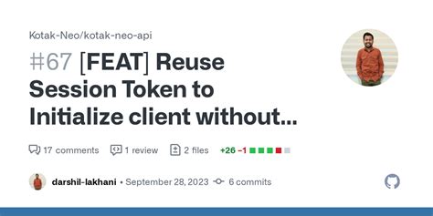 Feat Reuse Session Token To Initialize Client Without Usename