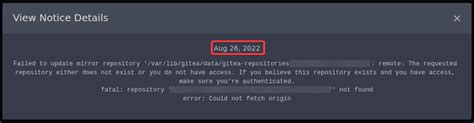 Webui System Notices Does Not Show Timestamp · Issue 20966 · Go Gitea