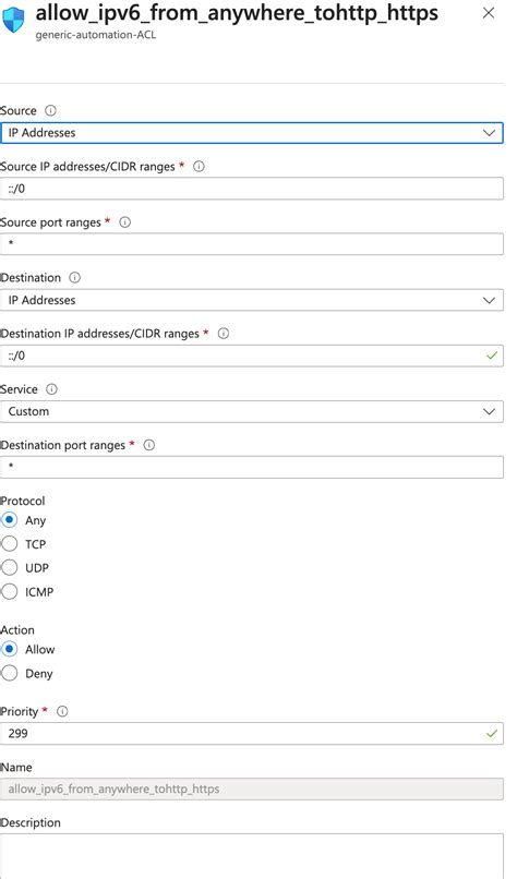 Configuring Ipv6 Nsg Rules On Expressroute Internal Ip Addresses Microsoft Qanda