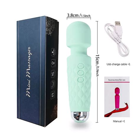 Mini Wand Vibrator 20 Multi Frequency Vibration Diktoy