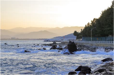 해변 일몰 정동진해수욕장 Pixabay의 무료 사진