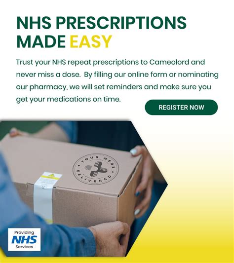 Nhs Prescriptions And Repeat Prescriptions Manchester Cameolord Pharmacy