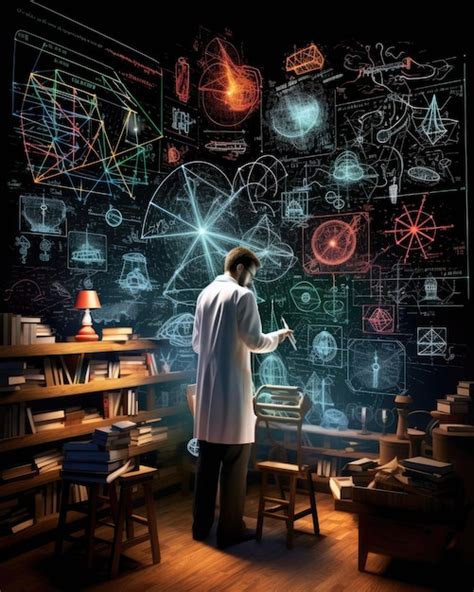 premium ai image using the scientific method to solve a complex