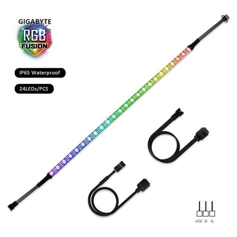 Motherboard Addressable 5v 3 Pin Pc Led Strip Rgb Pc Strip For Rgb