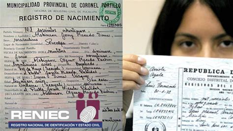Reniec Pasos Para Rectificar Datos En Mi Partida De Nacimiento Para Tr Mites De Herencia Infobae