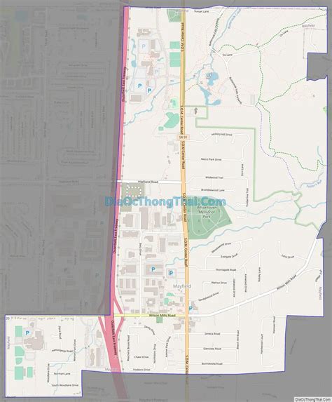 Map Of Mayfield Village Ohio